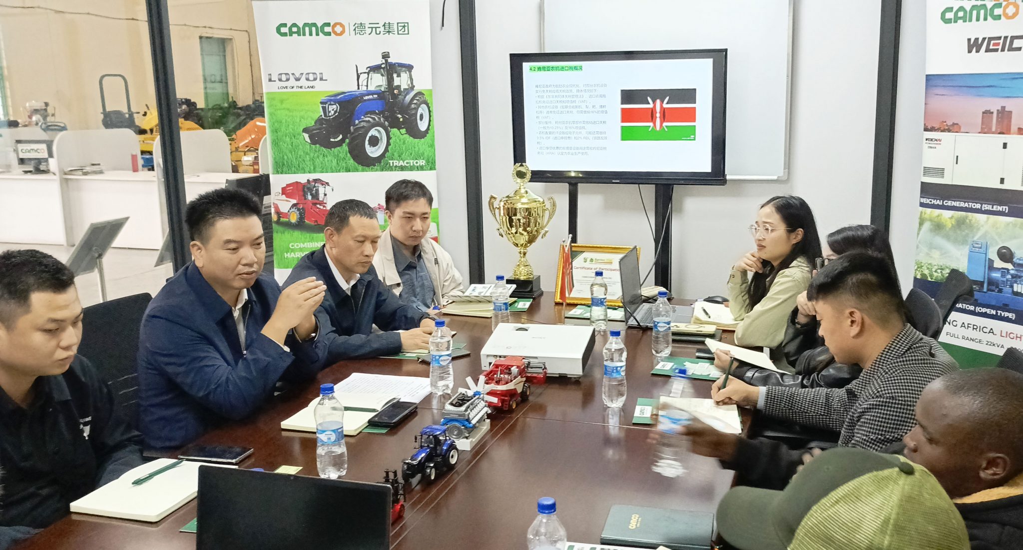 Hunan Shuangfeng County Delegation Visits CAMCO Kenya - CAMCO Machinery & Equipment Ltd.